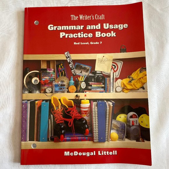 McDougal Littell | Other | Grammar And Usage Practice Workbook Red ...